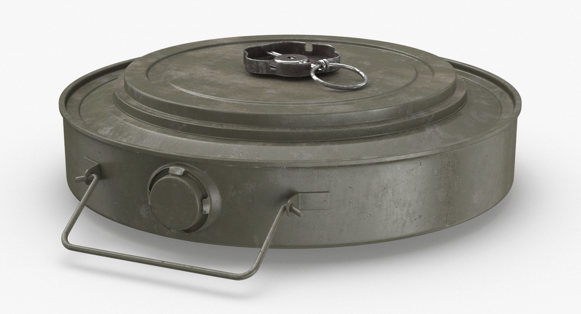 3D anti-tank-mine model - TurboSquid 1164420