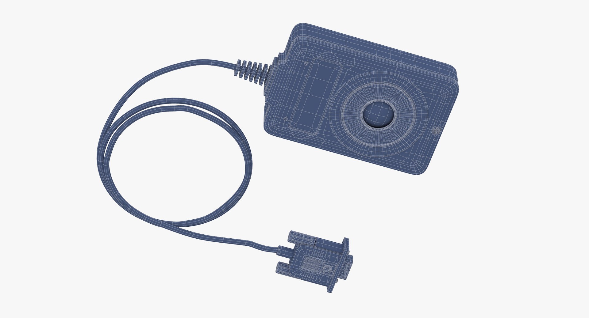 Apple Mouse Iic 3d Model