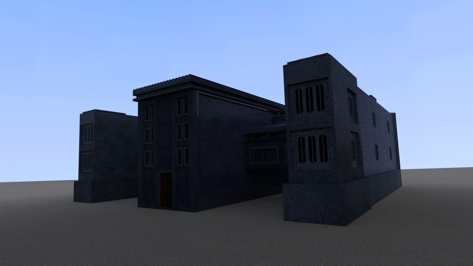 3D Monastery Structure - TurboSquid 1451964