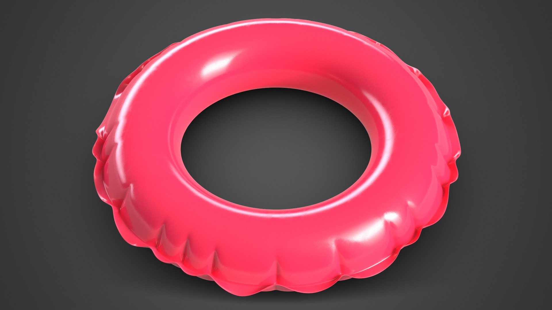 Pool swimming ring pink model - TurboSquid 1554938