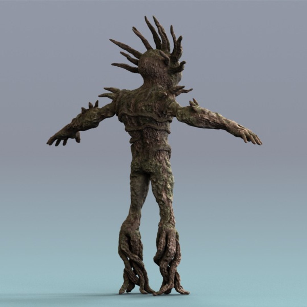 3d Model Creature Rigged Morph