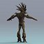 3d Model Creature Rigged Morph