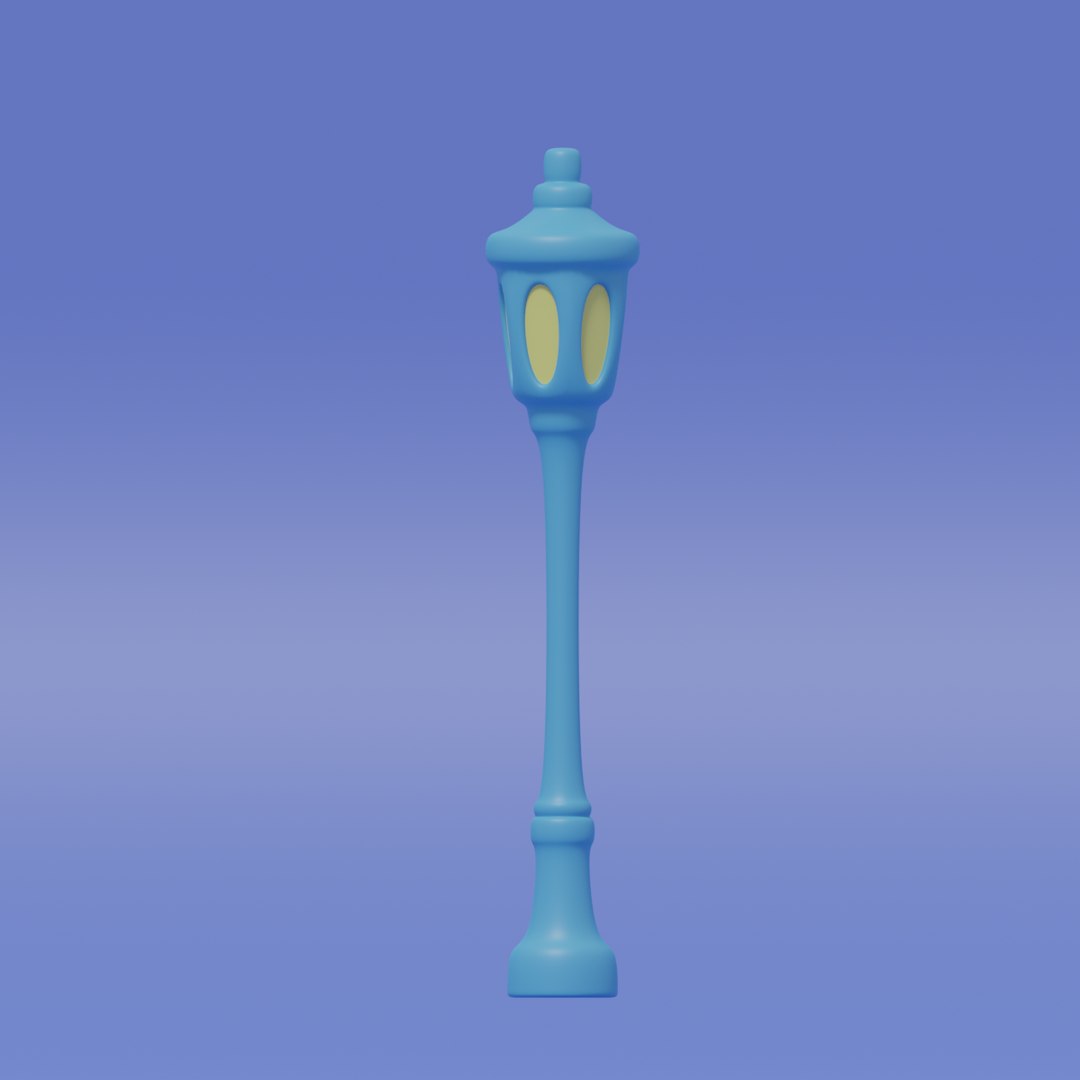Cartoon Cute Street Light 3D - TurboSquid 1950097