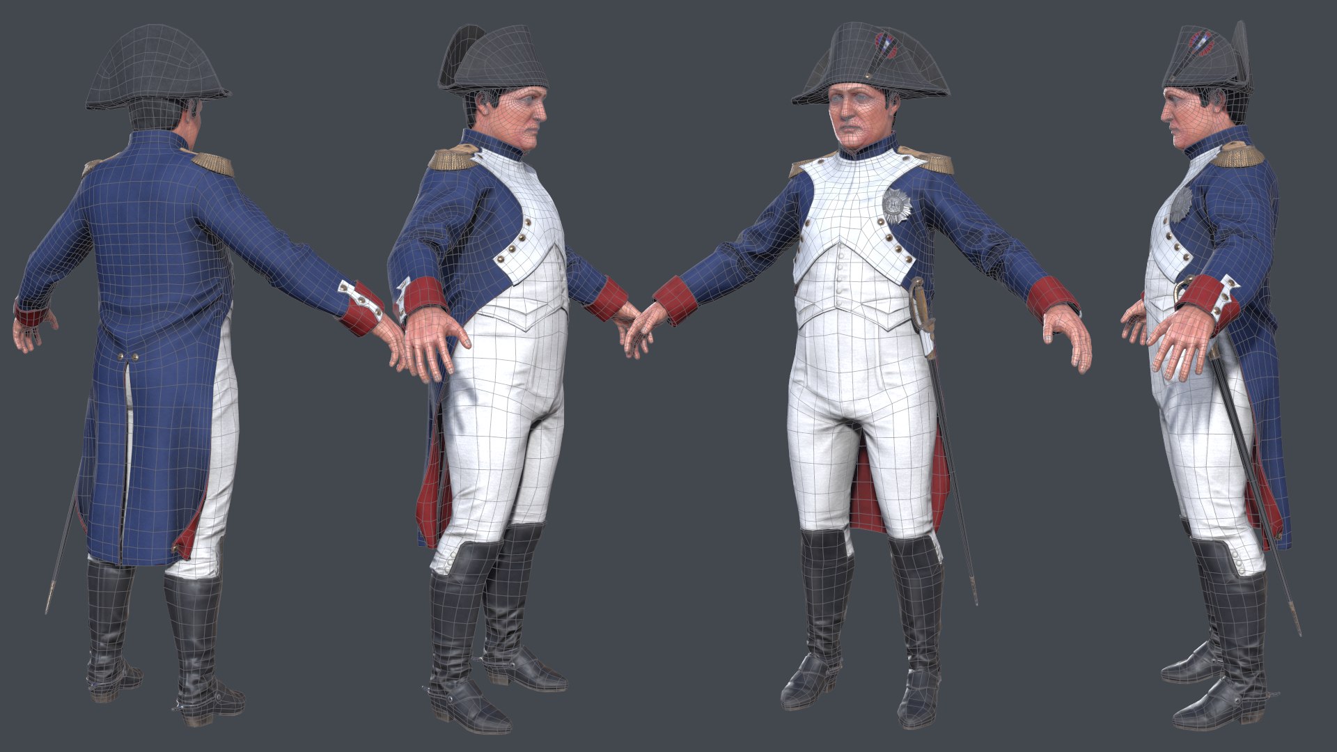 3D Model Historical Napoleon Bonaparte - TurboSquid 1184141