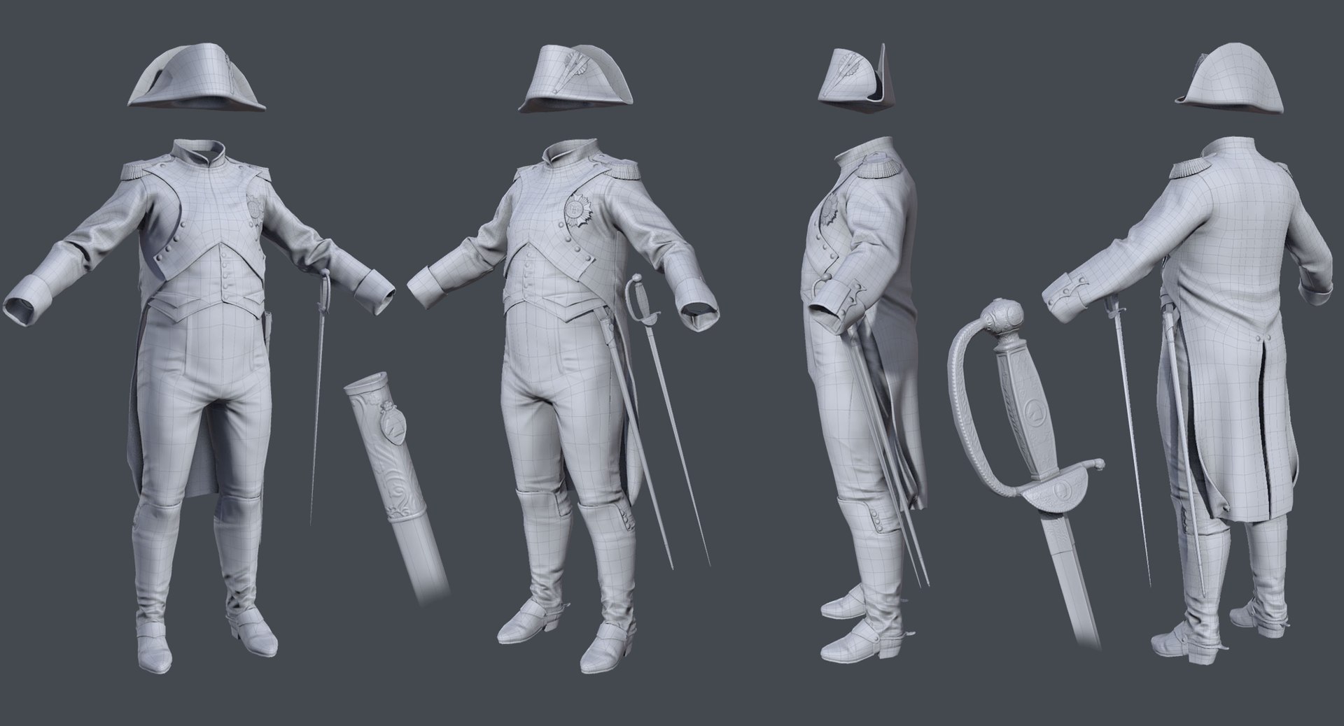 3D Model Historical Napoleon Bonaparte - TurboSquid 1184141