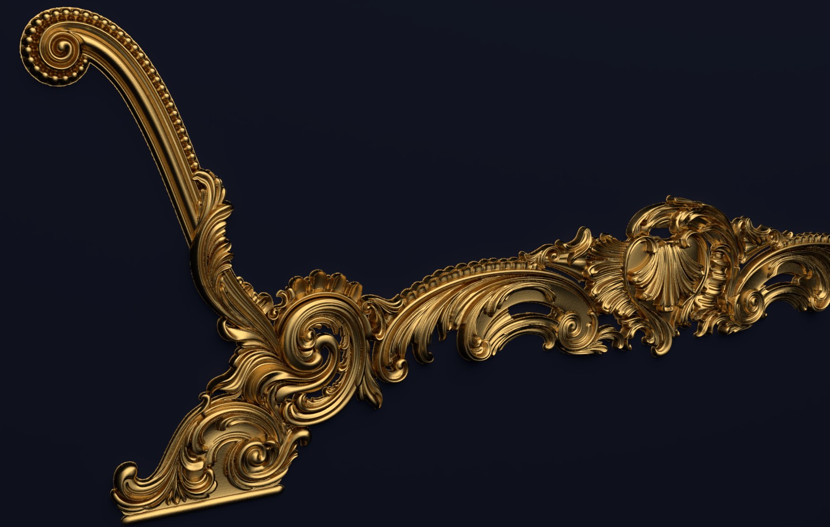 3D Model Carved Classic Cnc - TurboSquid 1616860