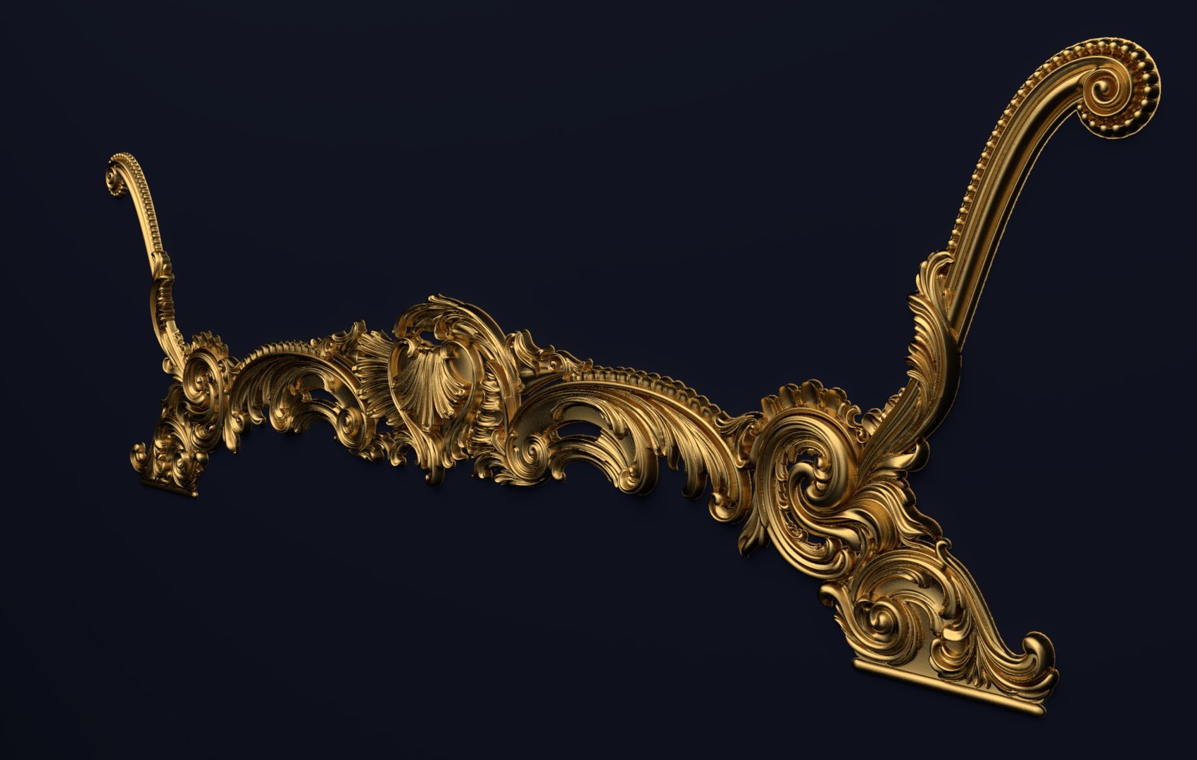 3D Model Carved Classic Cnc - TurboSquid 1616860