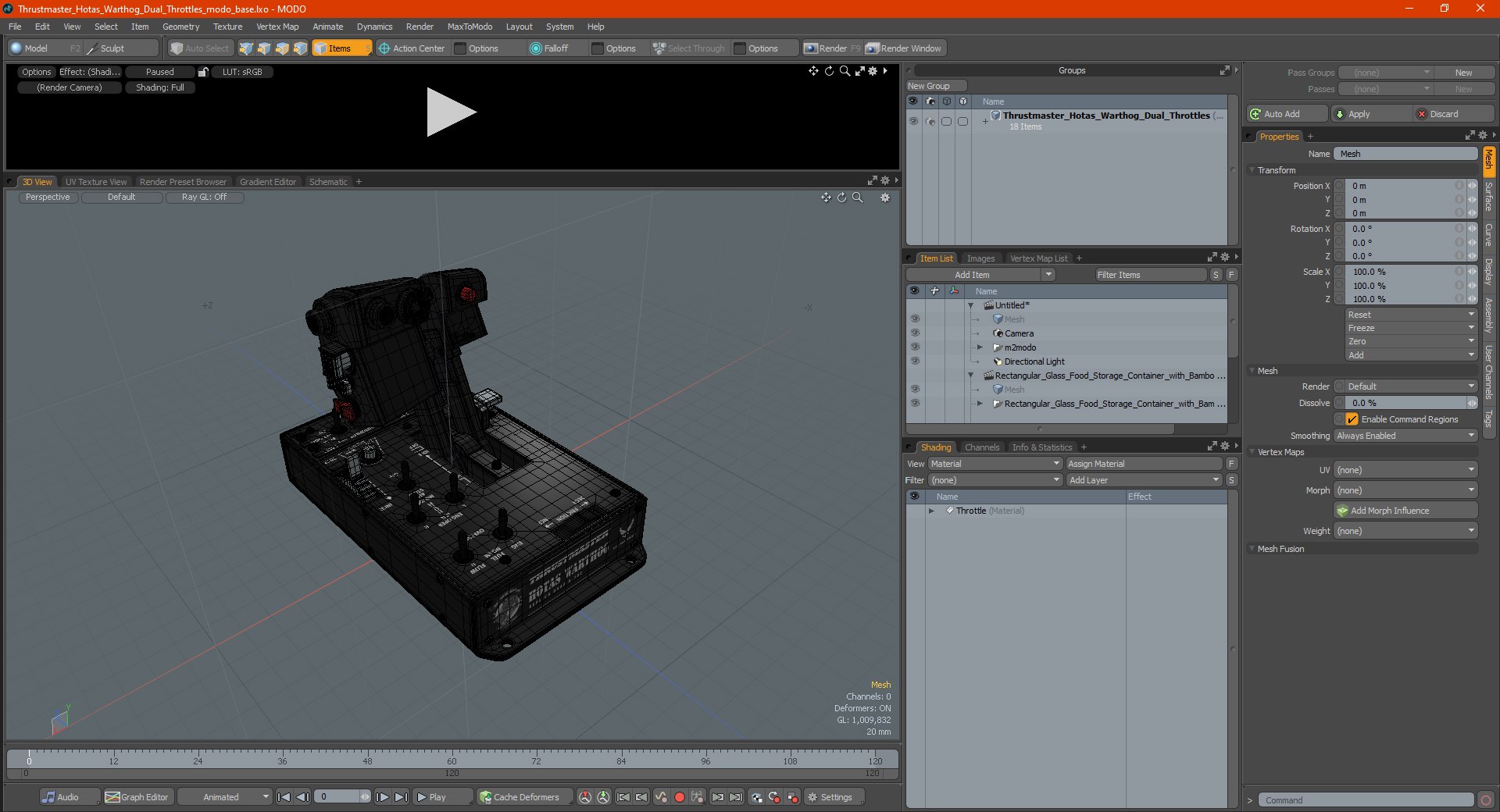 3D model Thrustmaster Hotas Warthog Dual Throttles - TurboSquid 1734867