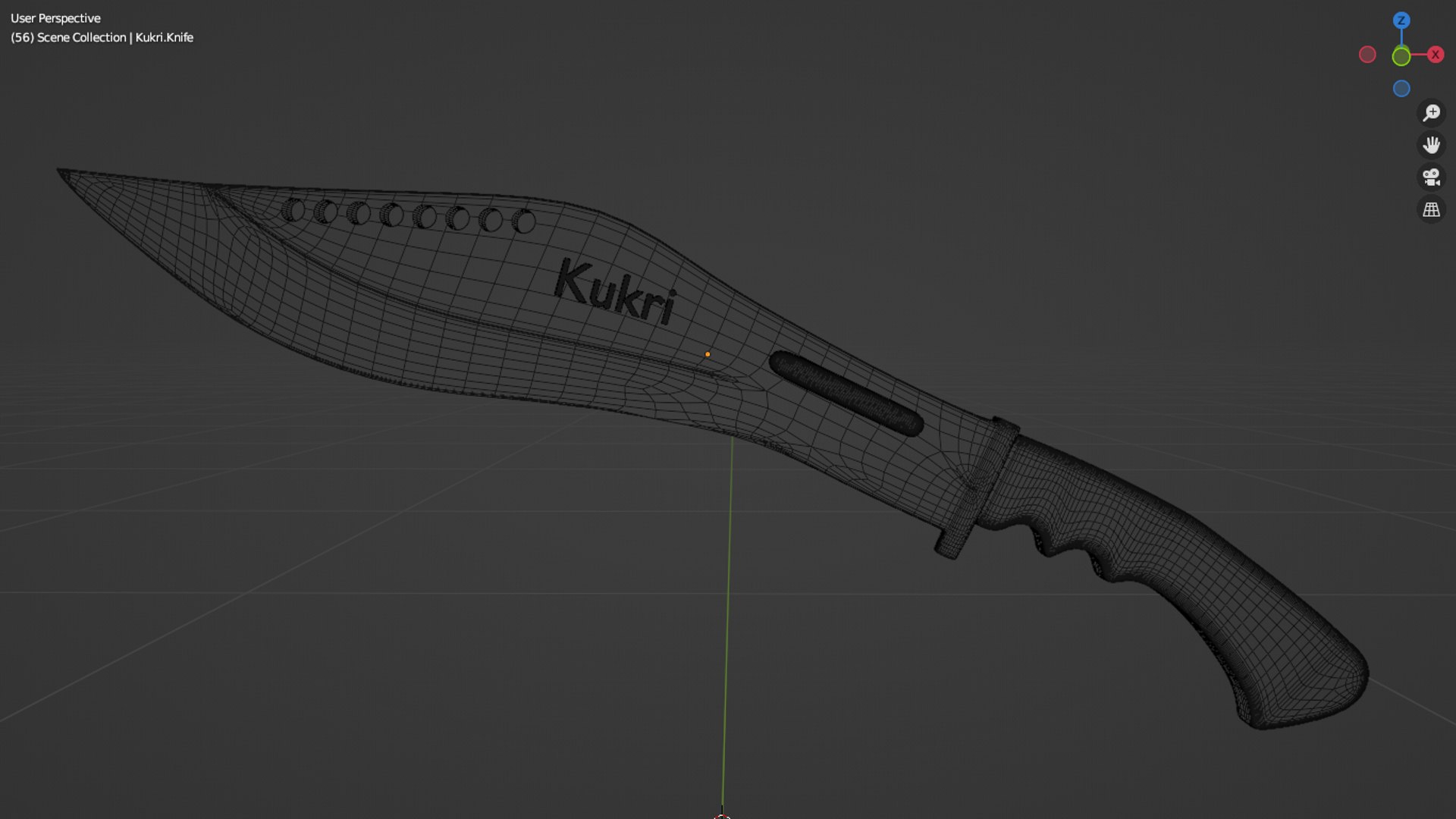 Kukri Knife 3D Model - TurboSquid 1921932
