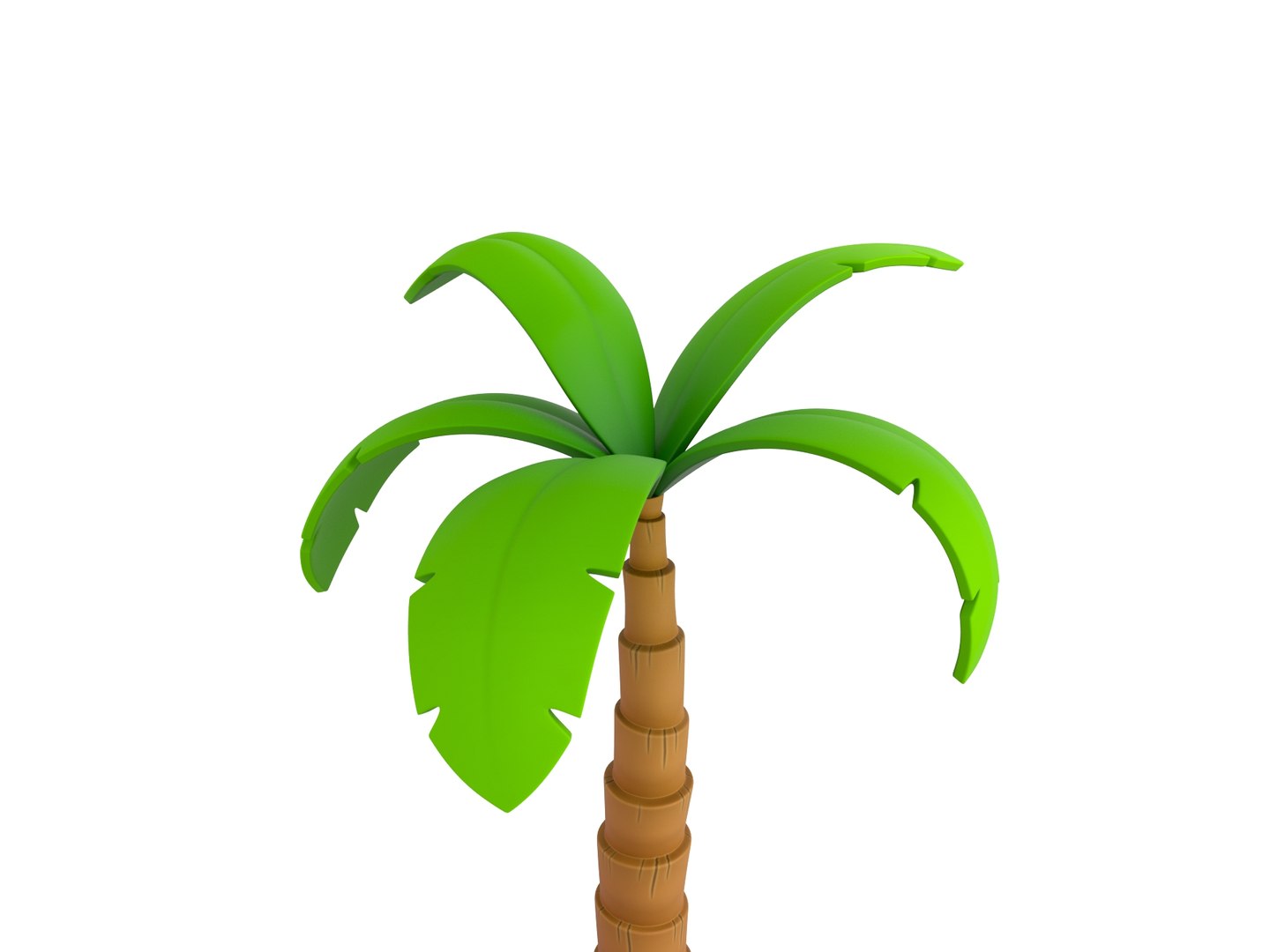 Cartoon Palm 002 3D Model - TurboSquid 1845172
