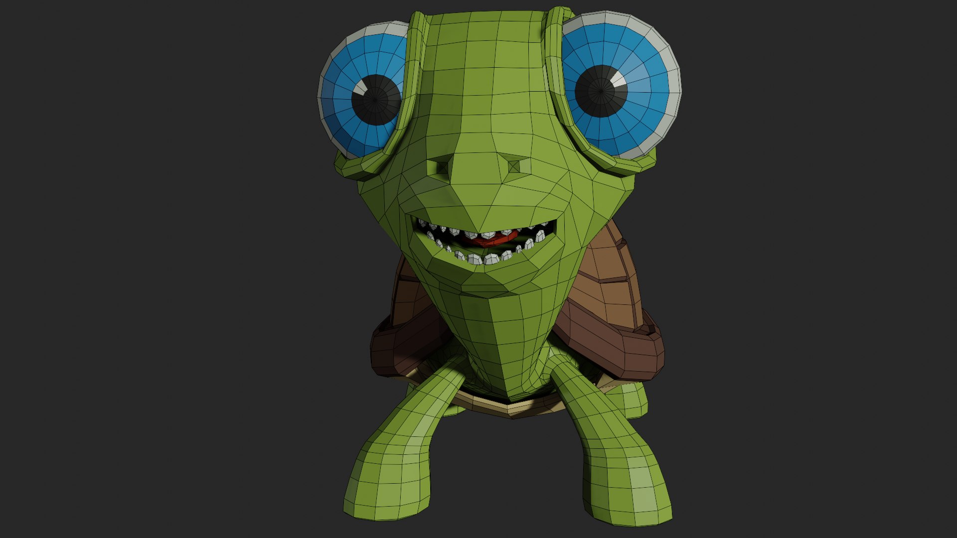 3D Cute Turtle Model - TurboSquid 1799487