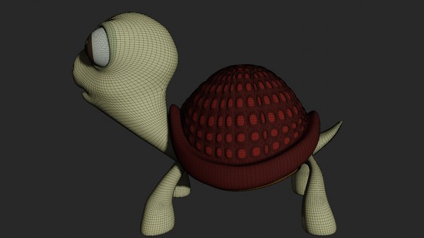 3D Cute Turtle model - TurboSquid 1799487