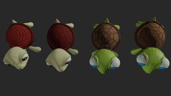 3D Cute Turtle model - TurboSquid 1799487