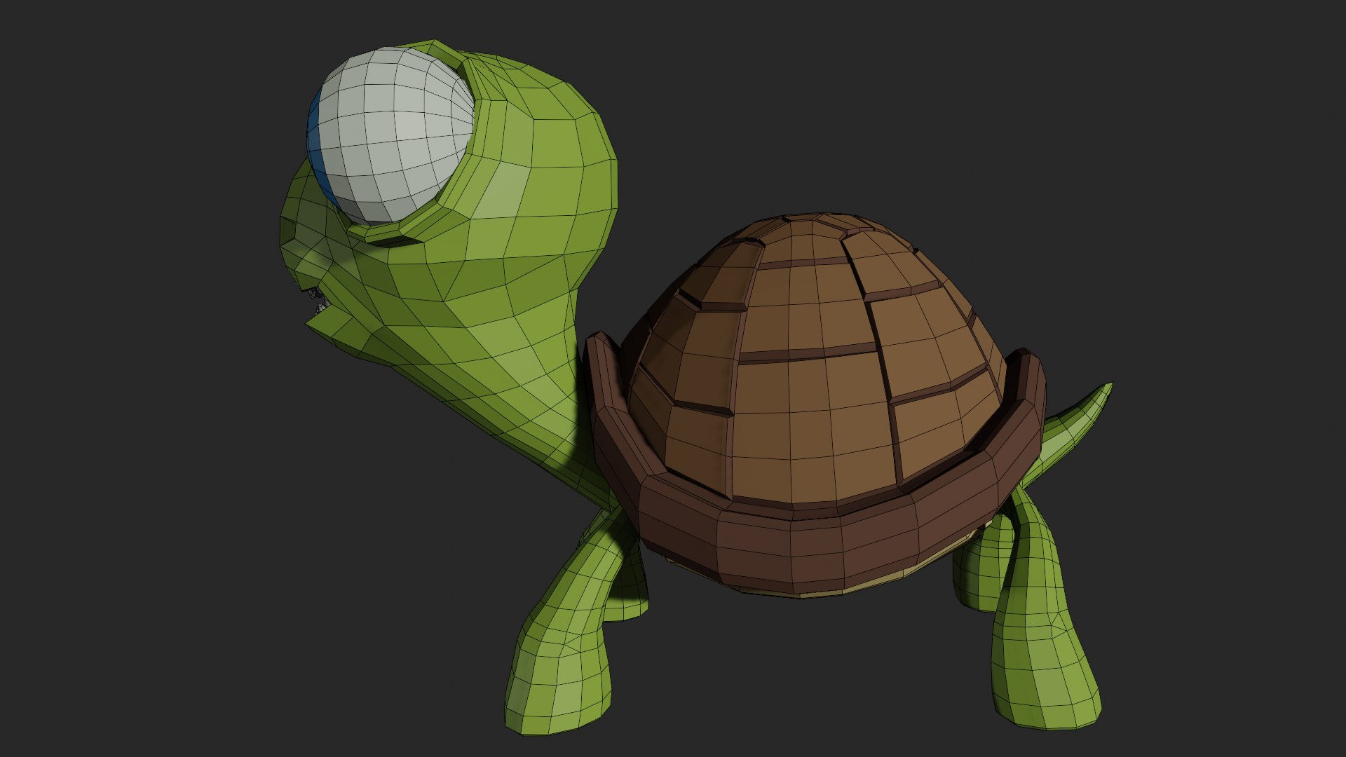 3D Cute Turtle Model - TurboSquid 1799487