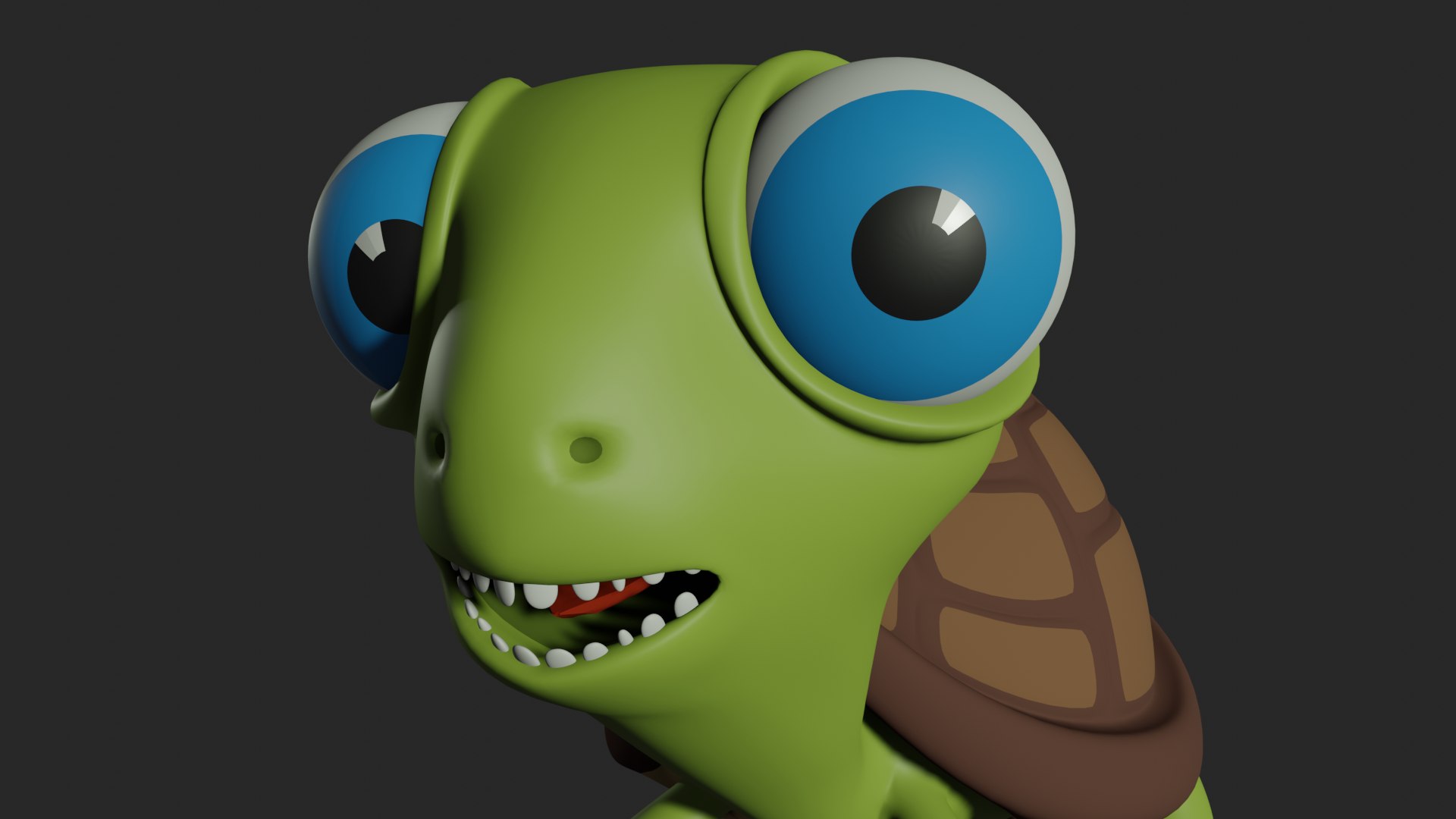 3D Cute Turtle Model - TurboSquid 1799487