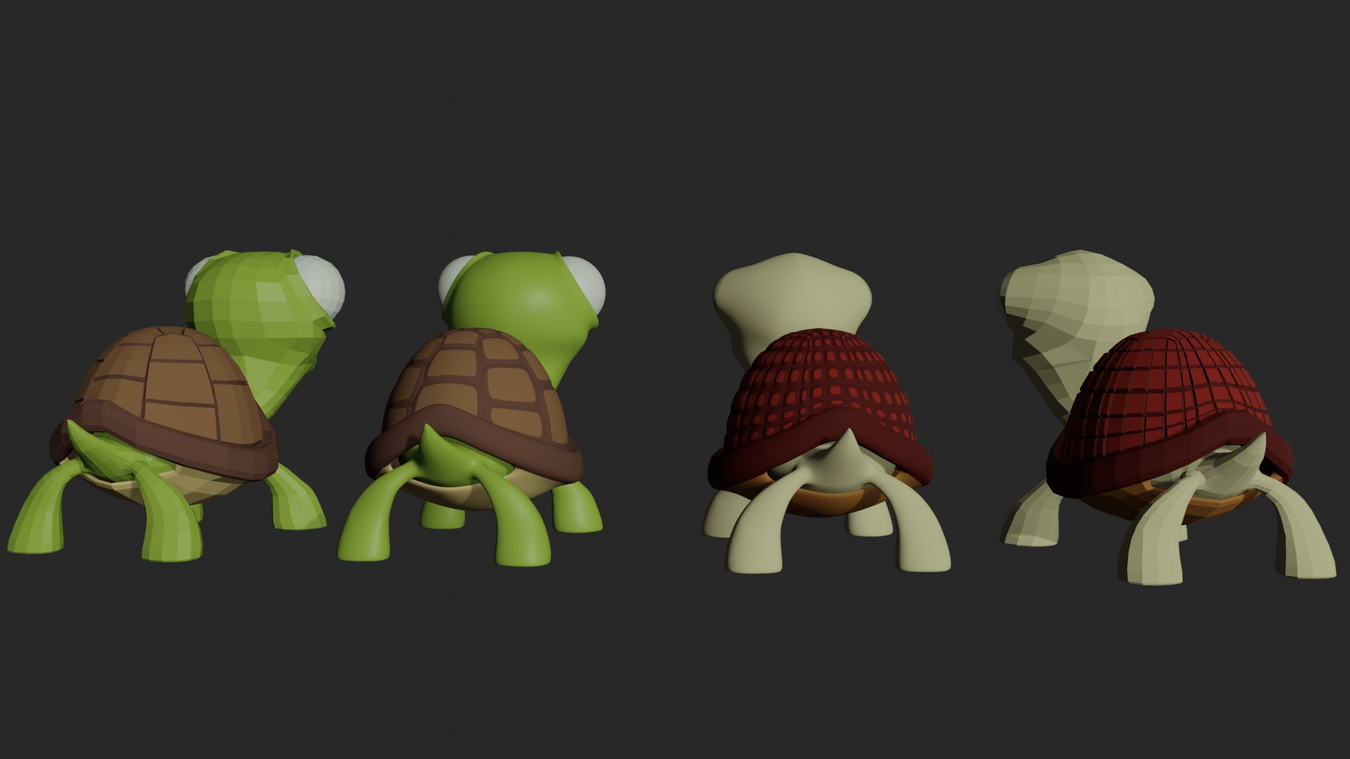 3D Cute Turtle Model - TurboSquid 1799487