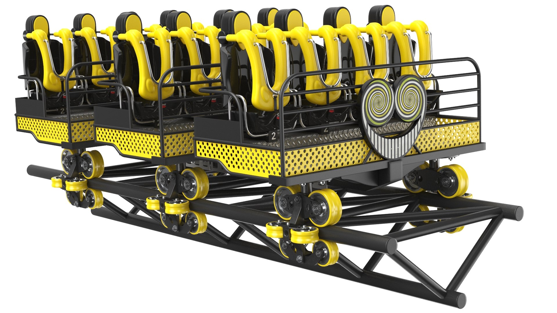 Roller Coaster Platform Building 3D Model - TurboSquid 1921832
