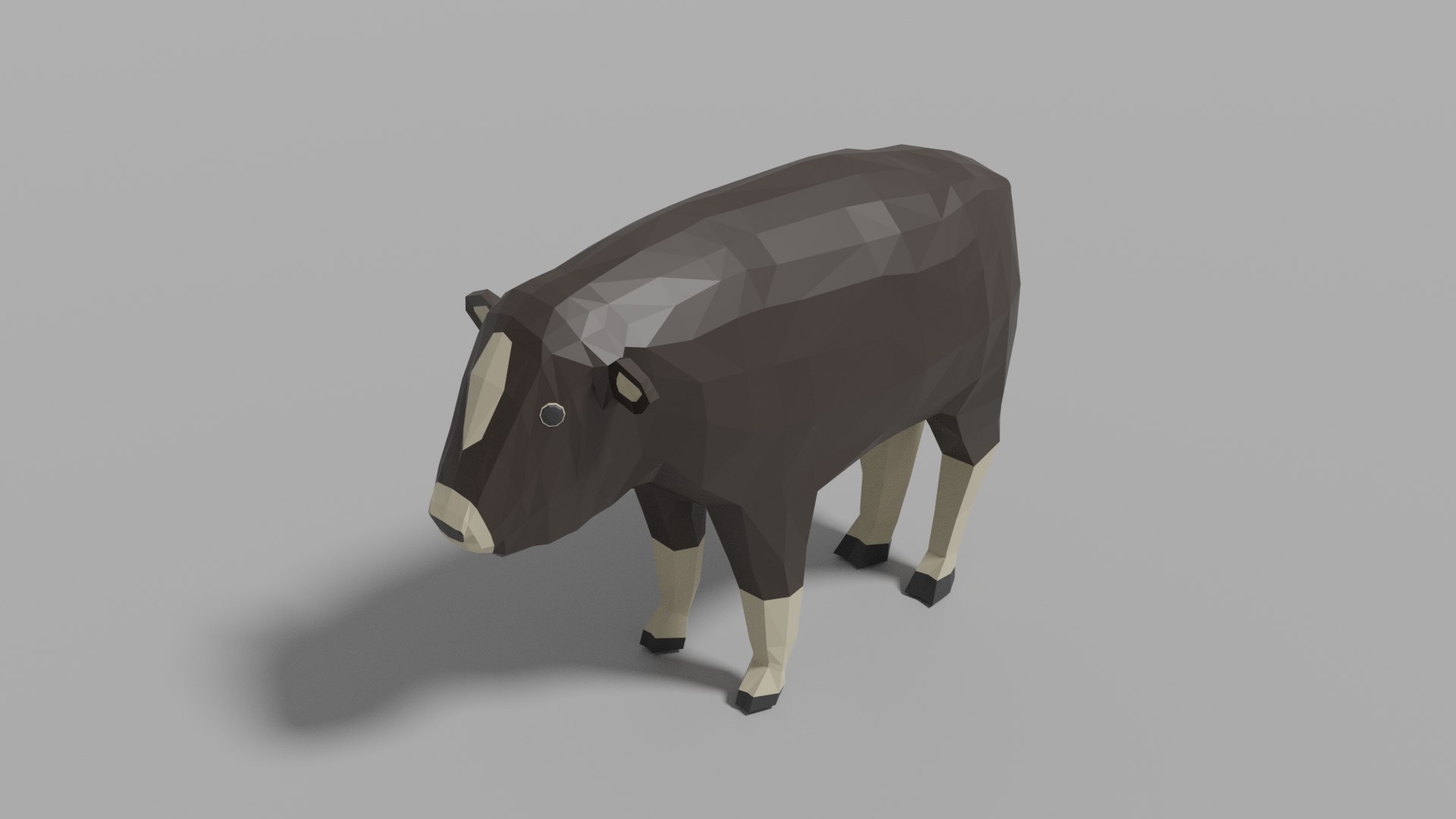 3D Musk Ox Family Model - TurboSquid 1634873