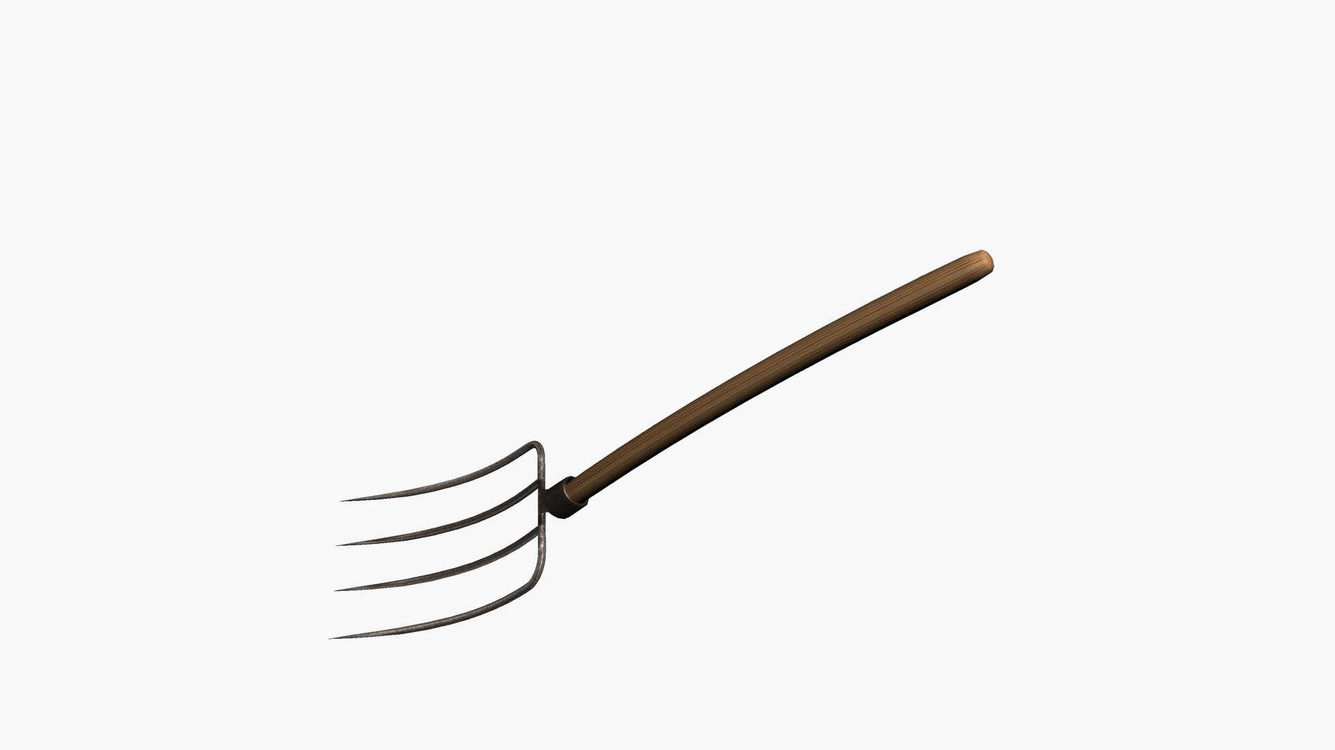Hayfork pitchfork tool 3D model - TurboSquid 1672578
