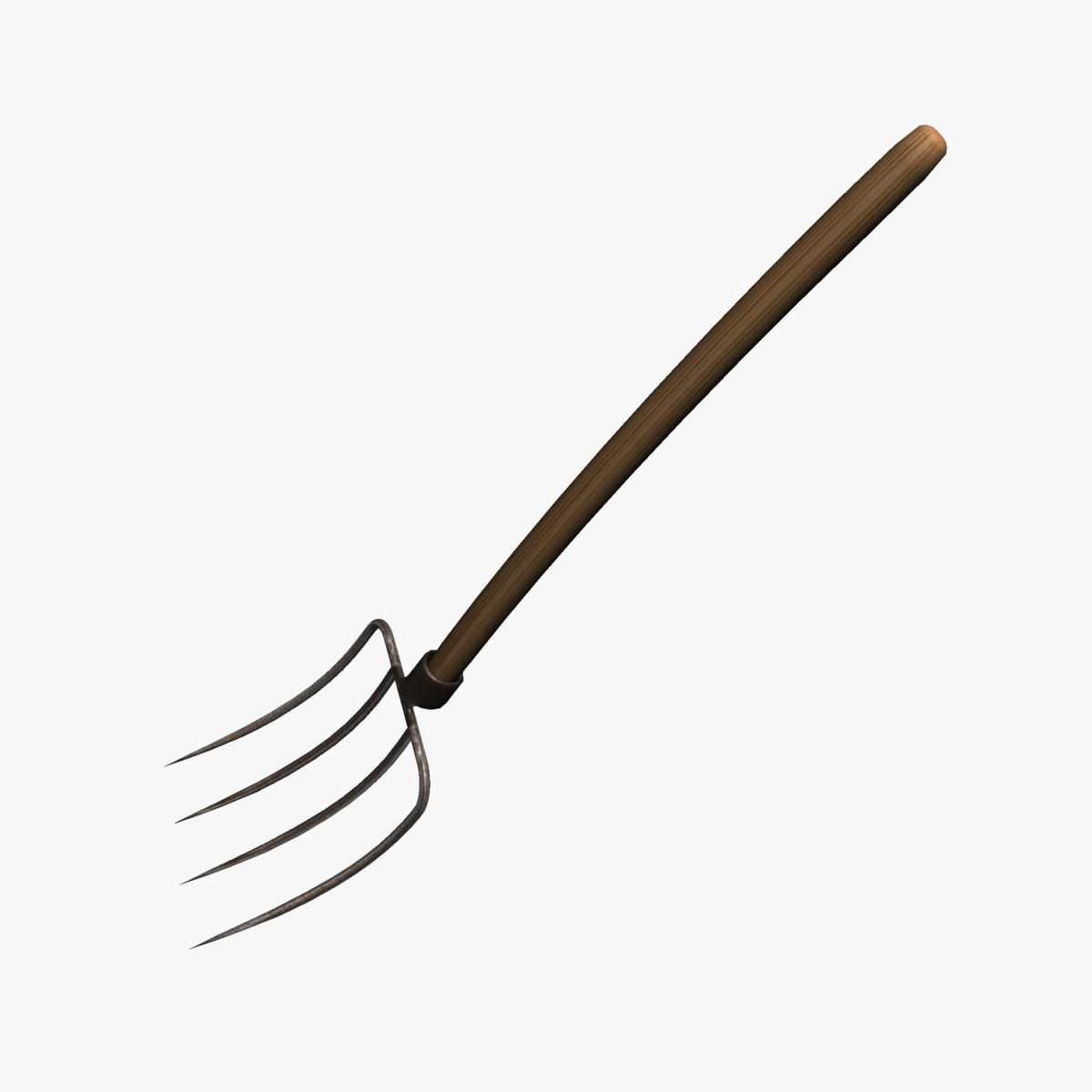 Hayfork pitchfork tool 3D model - TurboSquid 1672578