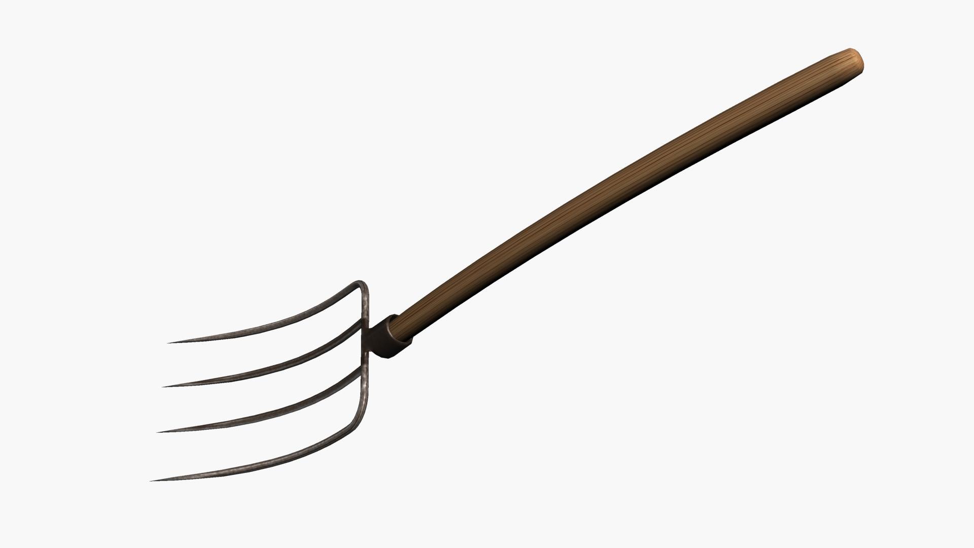 Hayfork Pitchfork Tool 3D Model - TurboSquid 1672578