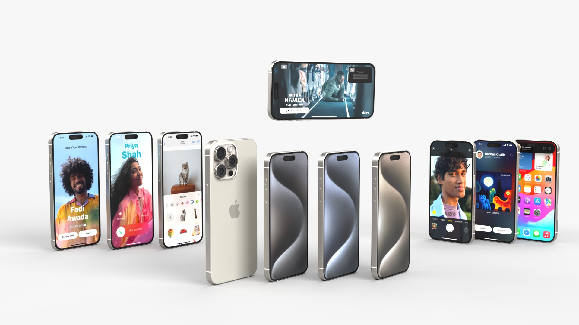 Apple iphone 15 pro and pro max all colors 3D model - TurboSquid 2128681