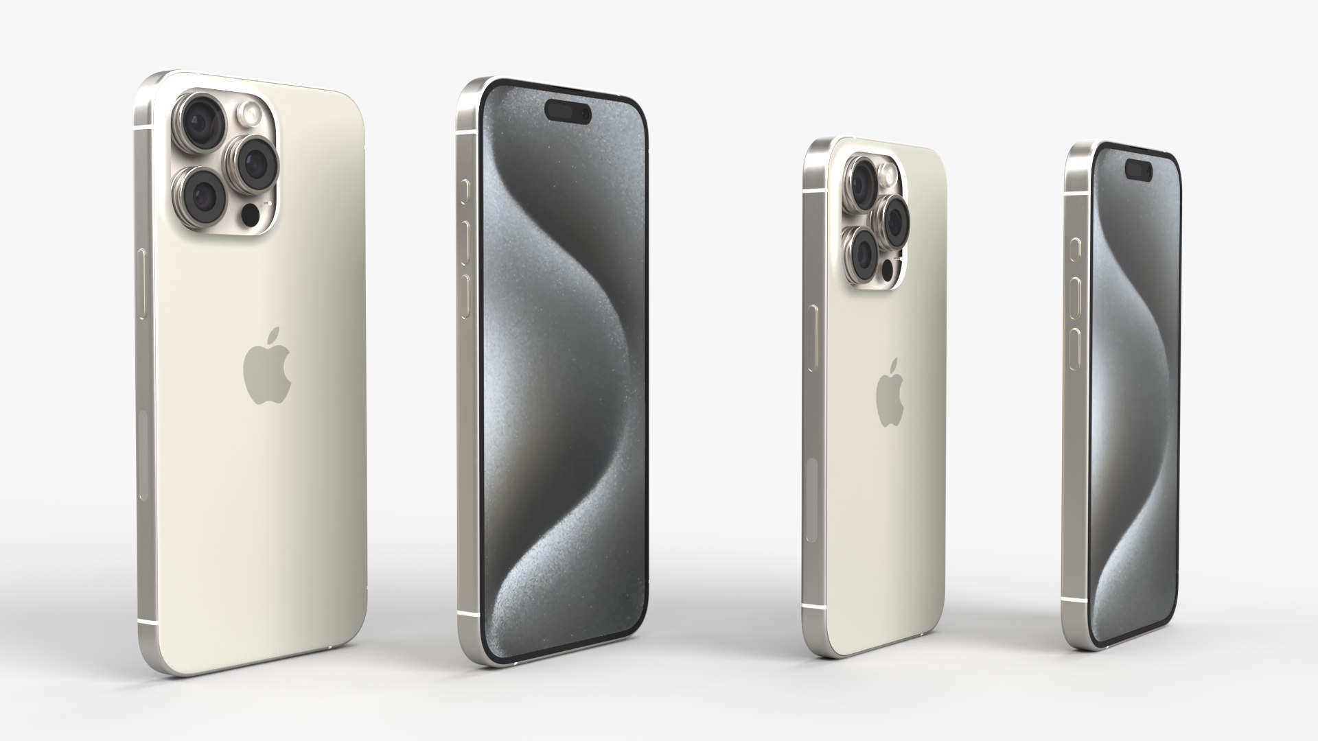 Apple iphone 15 pro and pro max all colors 3D model - TurboSquid 2128681