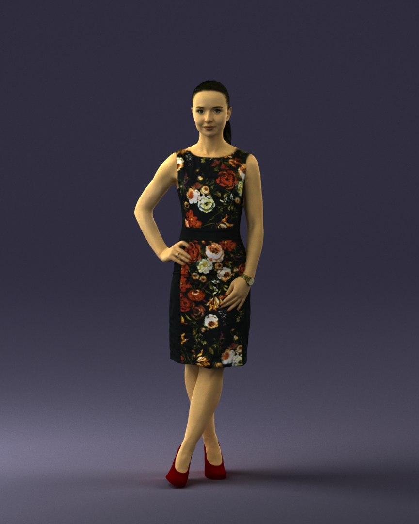 3d Scan Woman