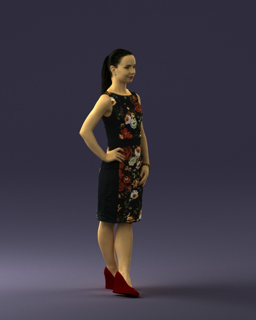 3d Scan Woman