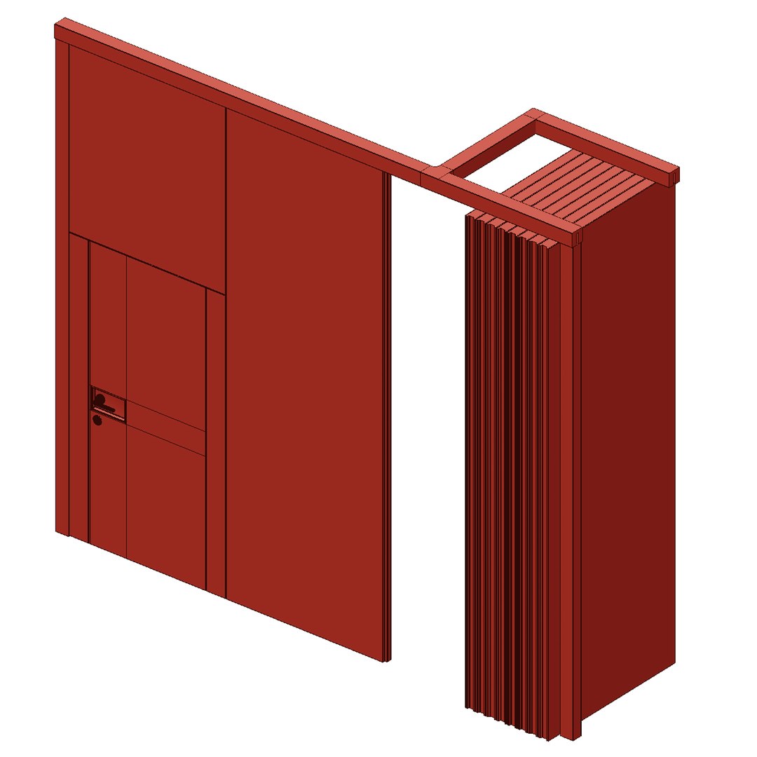 3D Sound-Proof Sliding Partition Walls - TurboSquid 1909127