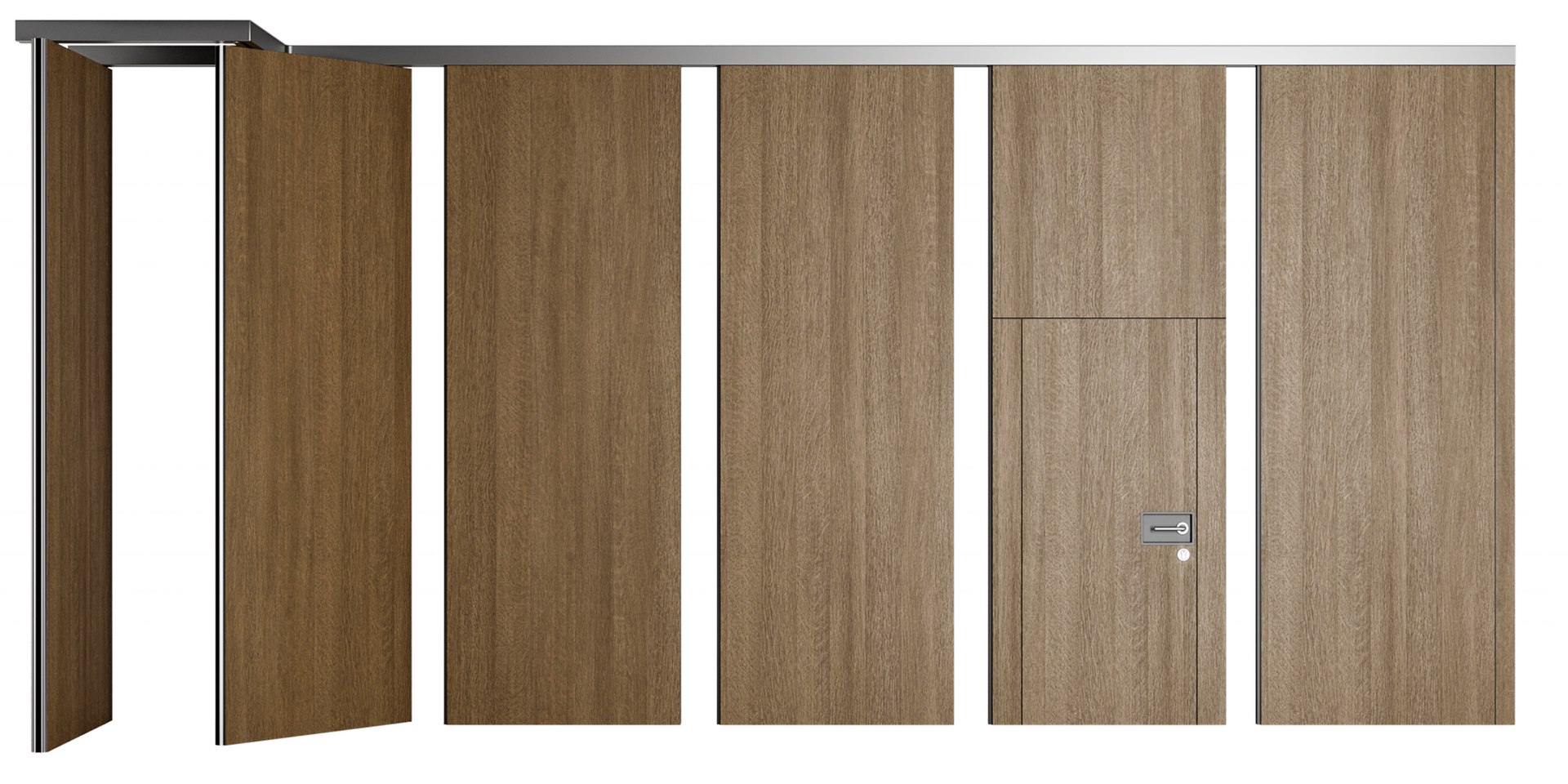 3D Sound-Proof Sliding Partition Walls - TurboSquid 1909127