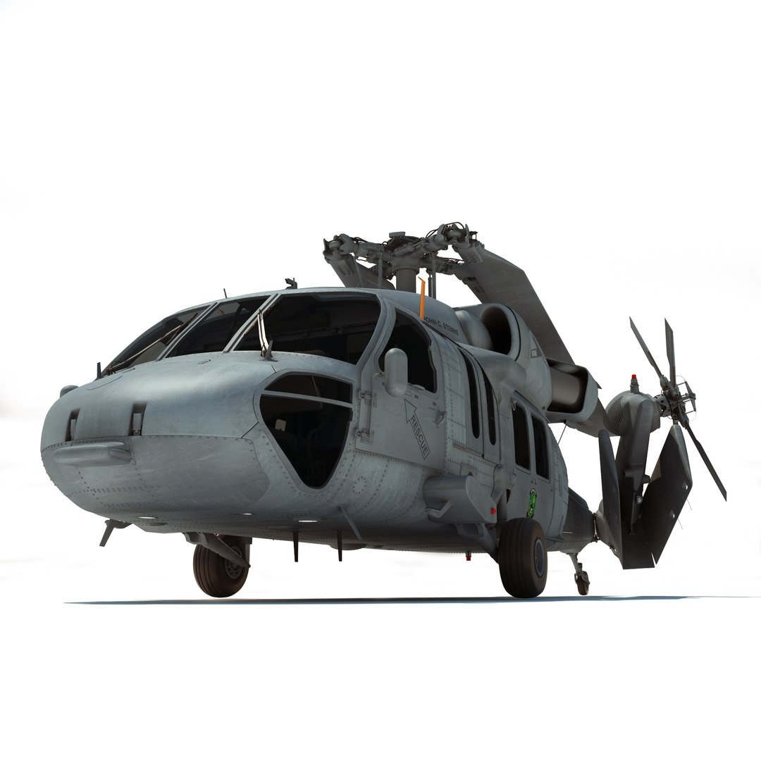 3d Mh-60s Sikorsky Military Helicopter
