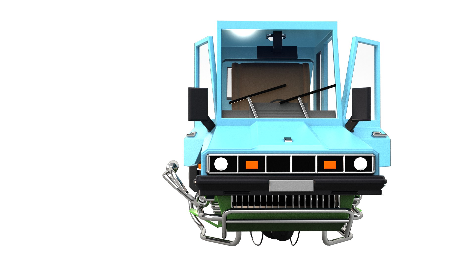 3D Cartoon Hover Car Model - TurboSquid 1422207