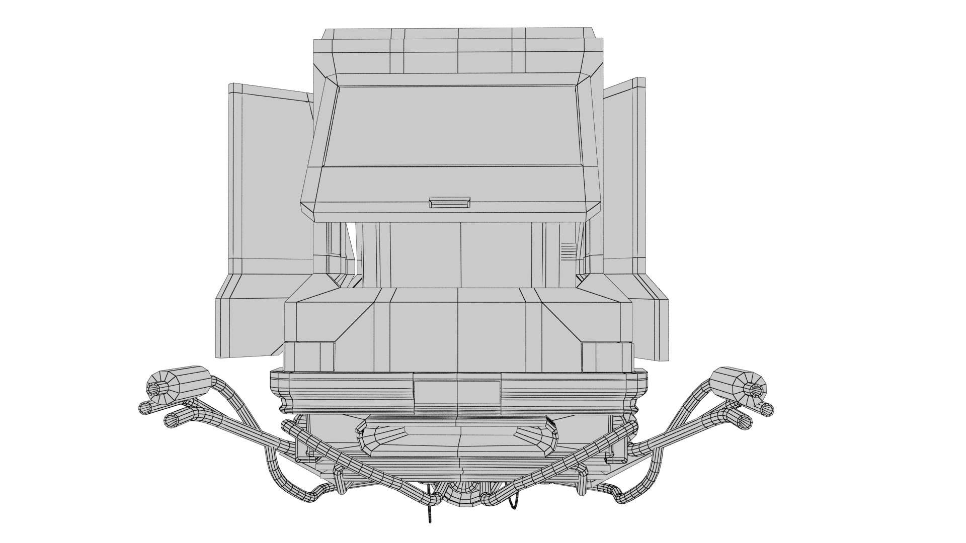 3D cartoon hover car model - TurboSquid 1422207
