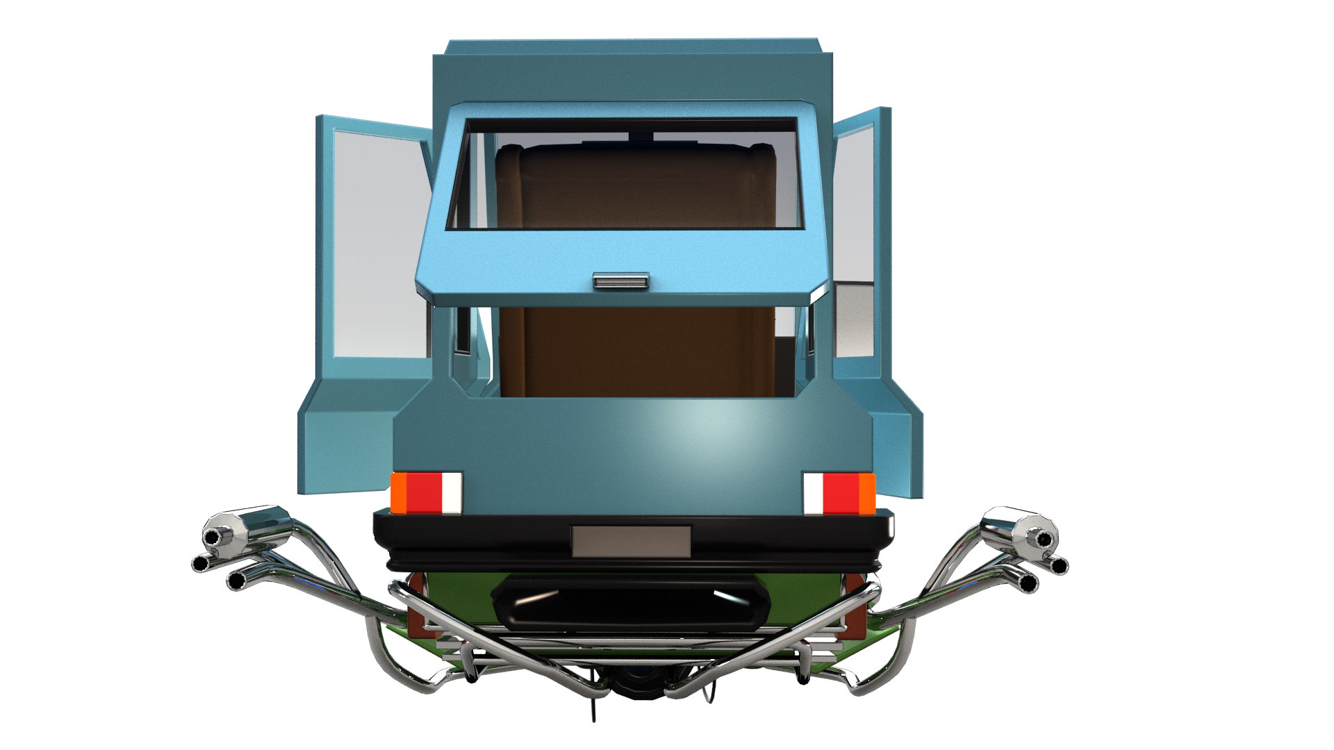 3D Cartoon Hover Car Model - TurboSquid 1422207