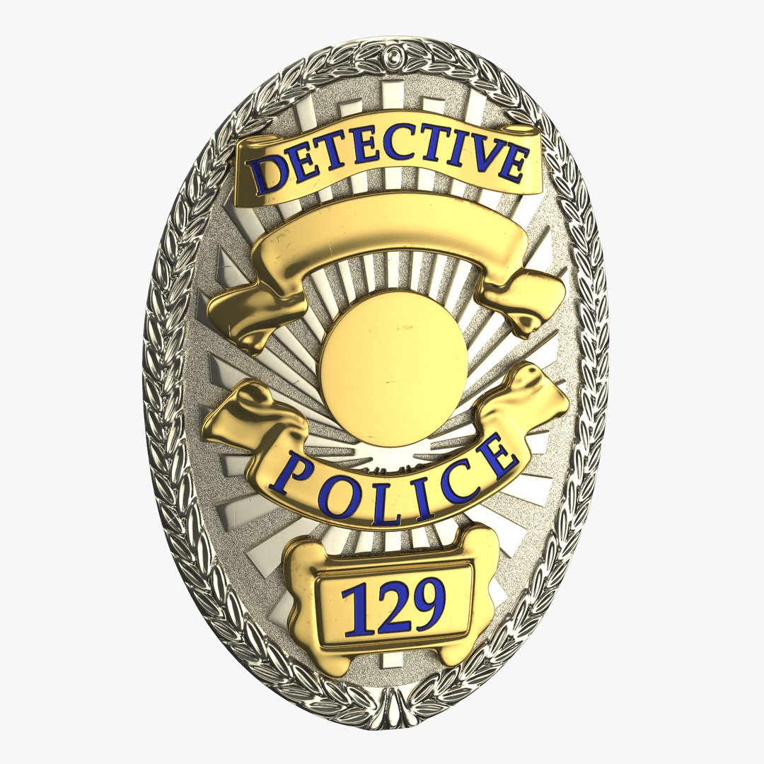 3D Detective Badges Model - TurboSquid 1190694