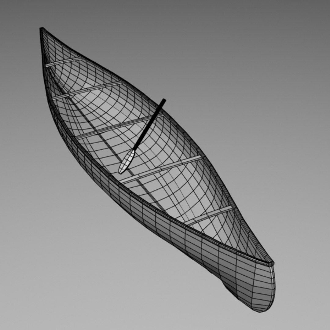 3d Model Canoe