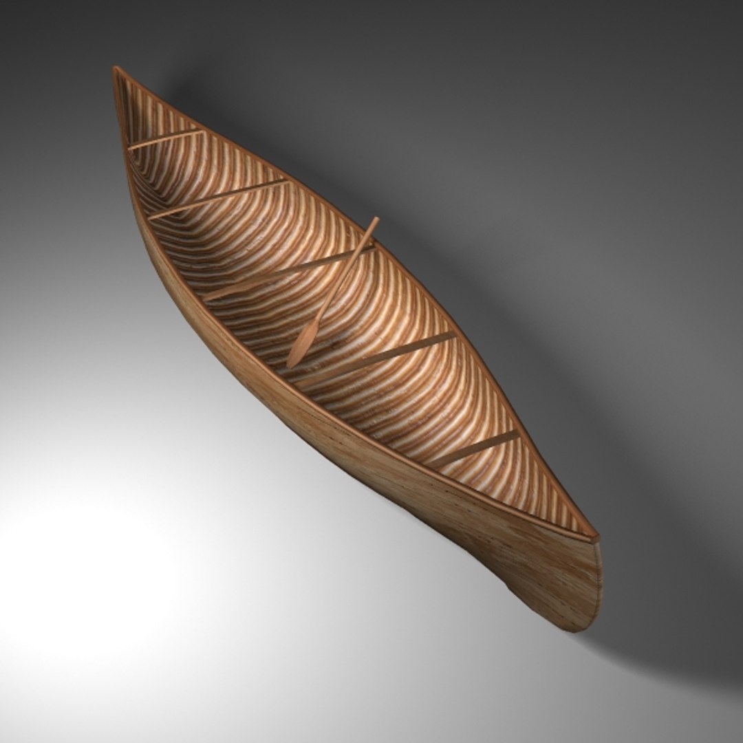 3d Model Canoe