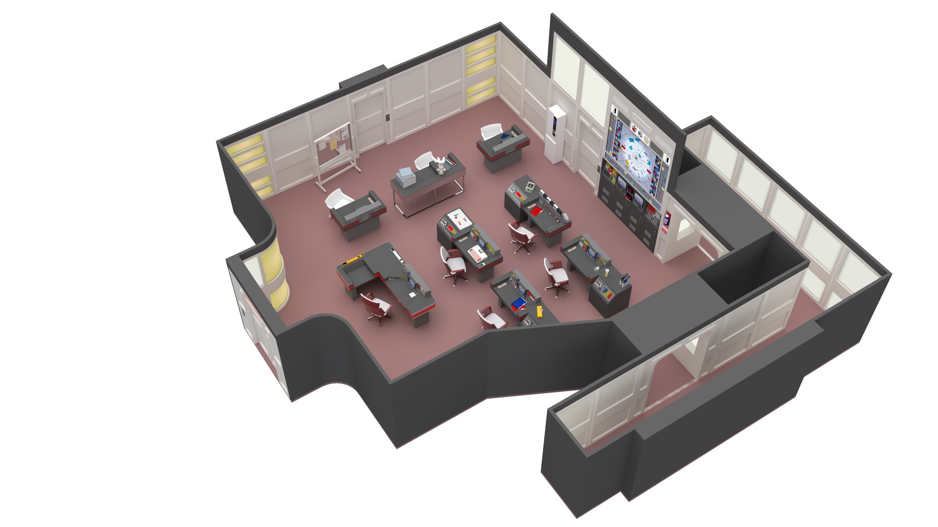 Command Center 2 3D Model - TurboSquid 2123218