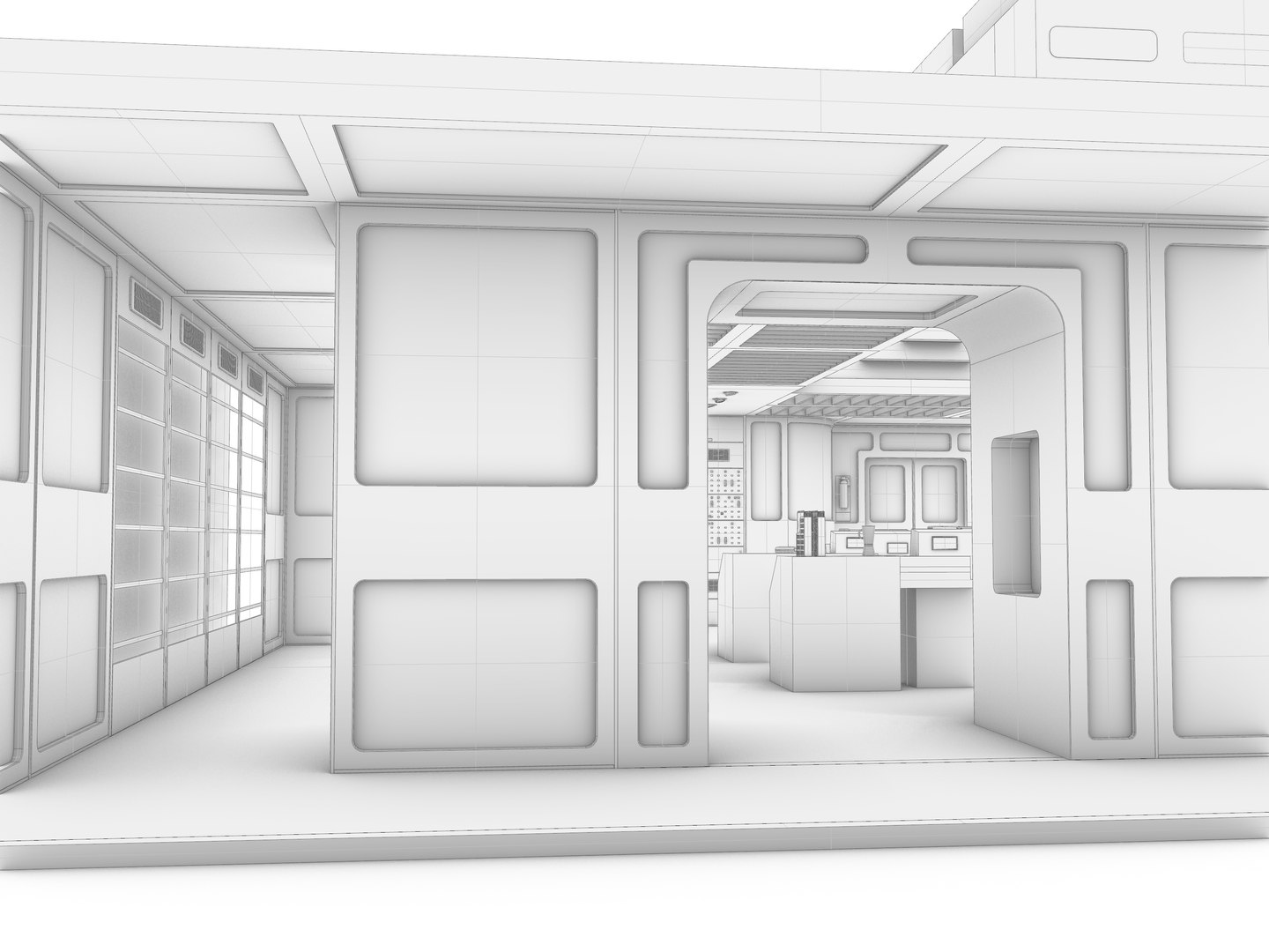 Command Center 2 3D Model - TurboSquid 2123218