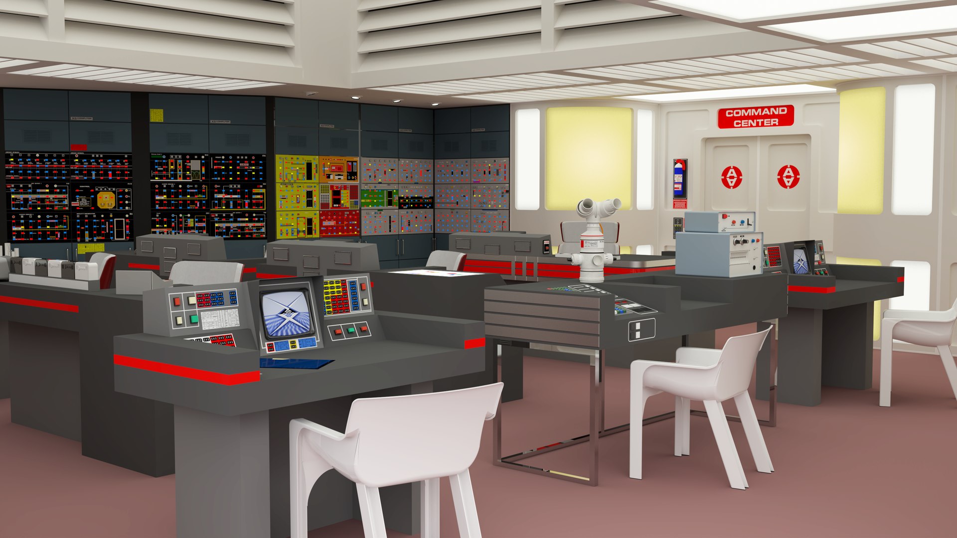 Command Center 2 3D model - TurboSquid 2123218