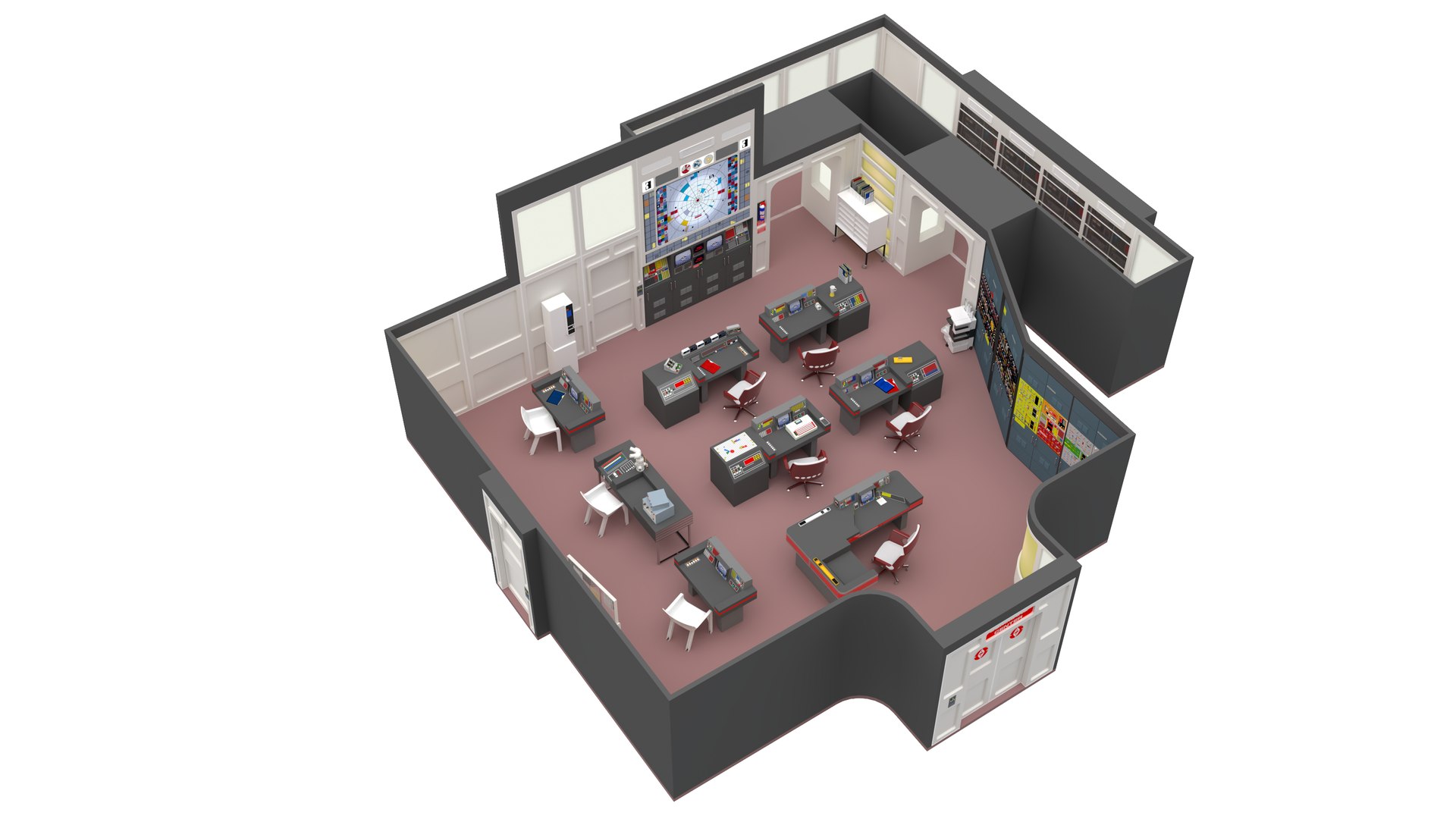 Command Center 2 3D Model - TurboSquid 2123218
