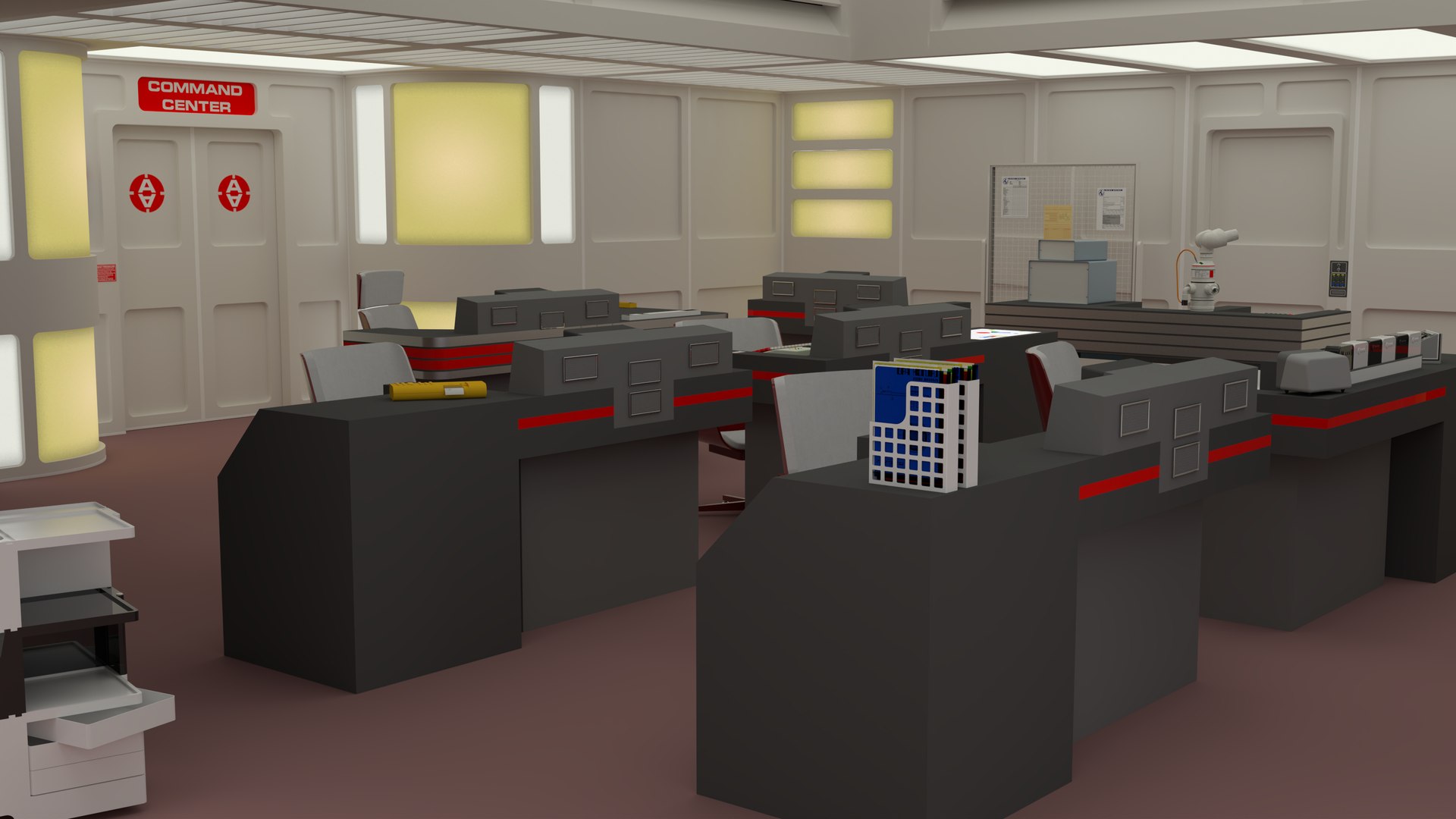 Command Center 2 3D Model - TurboSquid 2123218