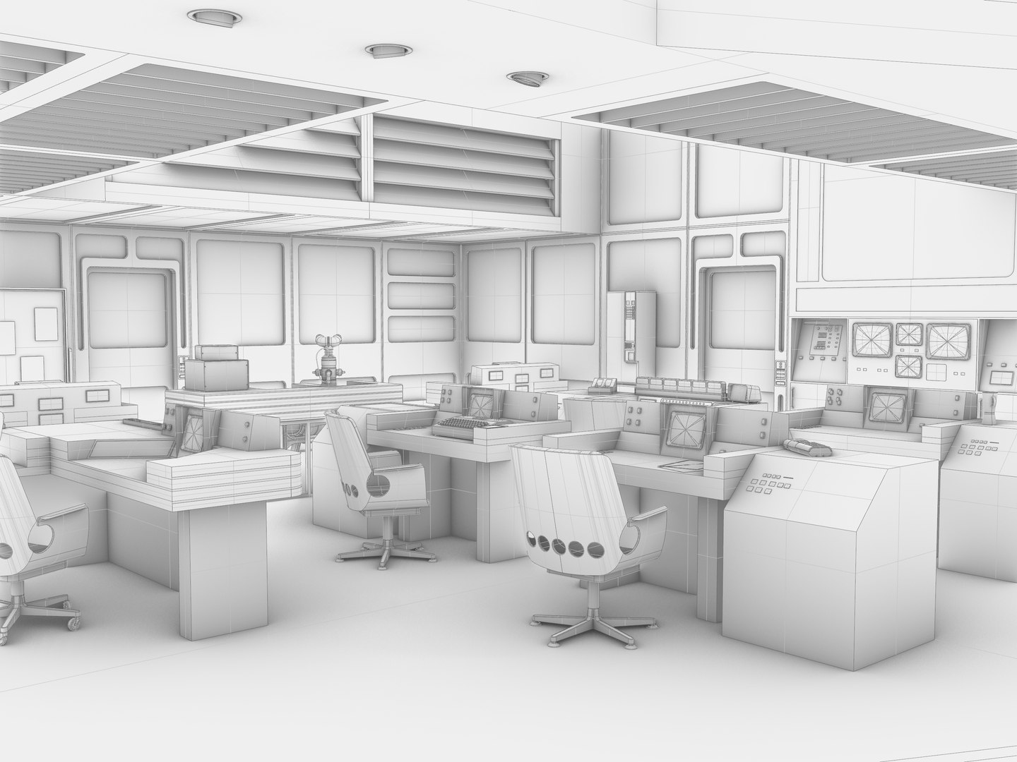 Command Center 2 3D Model - TurboSquid 2123218