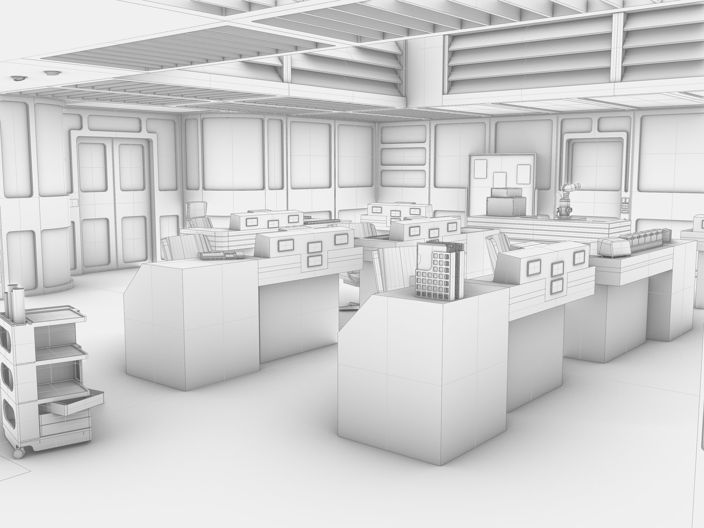 Command Center 2 3D Model - TurboSquid 2123218