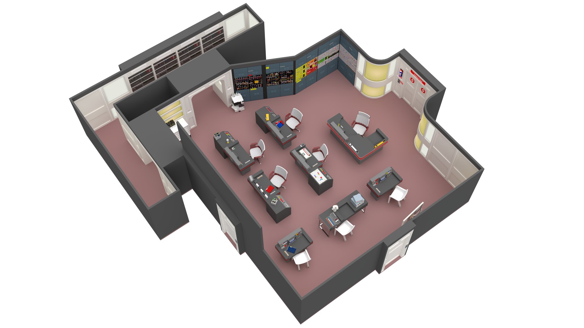 Command Center 2 3D Model - TurboSquid 2123218