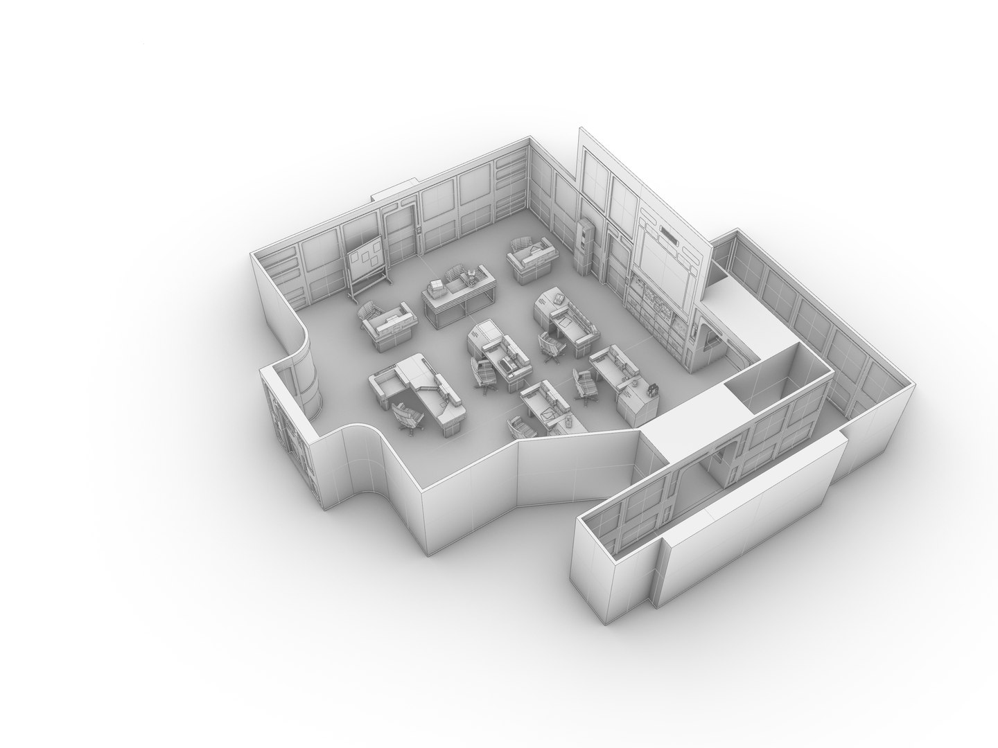 Command Center 2 3D Model - TurboSquid 2123218