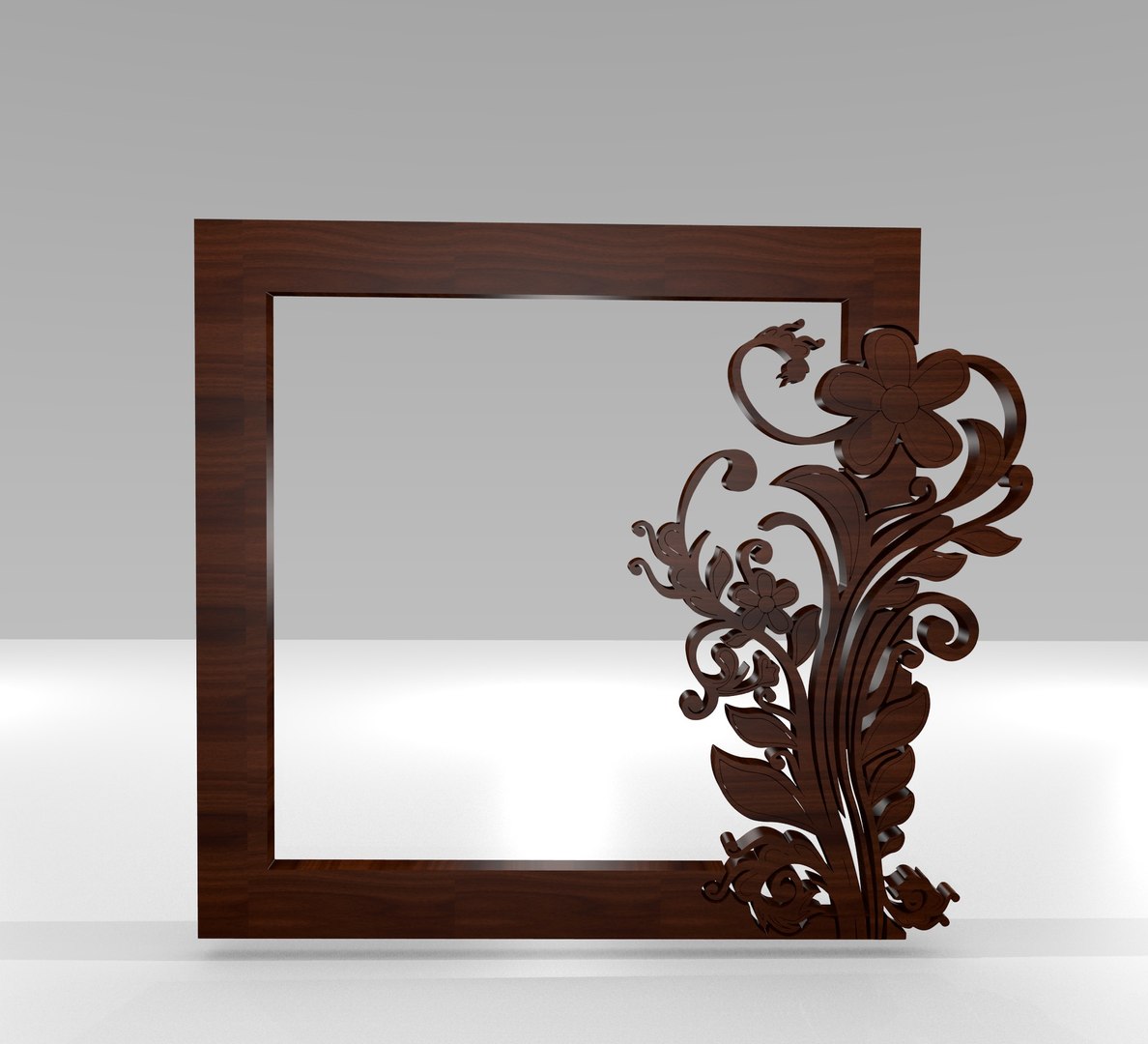 Ethnic Ornamental Frame 3D Model - TurboSquid 1530725
