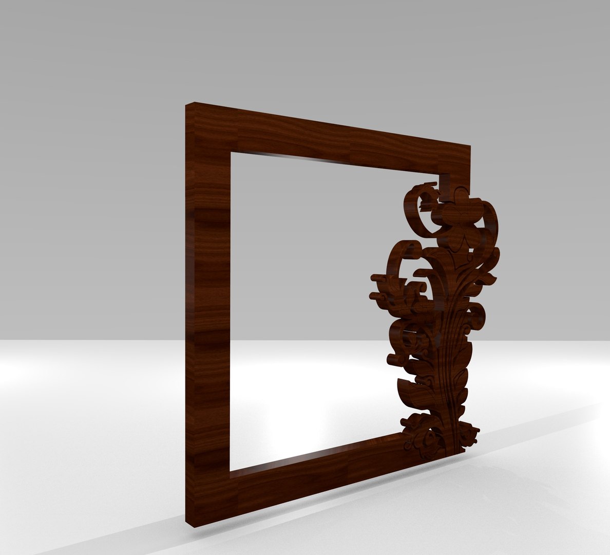 Ethnic Ornamental Frame 3D Model - TurboSquid 1530725