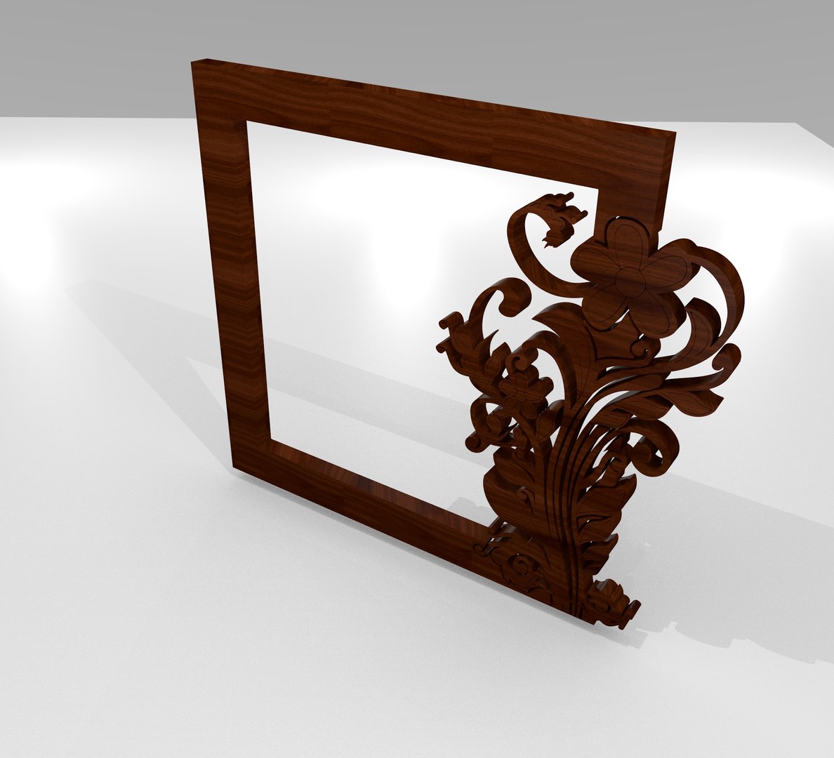 Ethnic Ornamental Frame 3D Model - TurboSquid 1530725